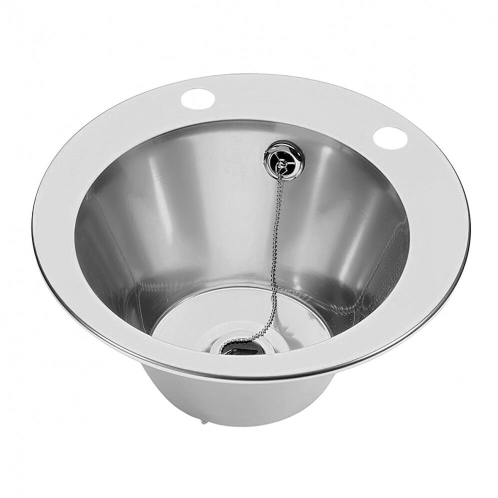Inset Stainless Steel Hand Basin (With Tap Holes) | Buy Online ...